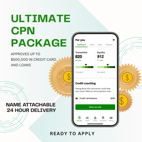 ULTIMATE CPN Package - Approved up to $500,000 – Tradeline Network